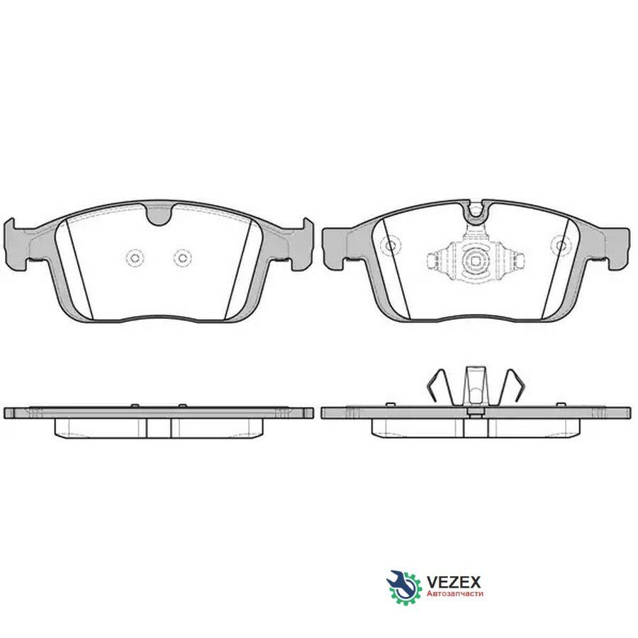 REMSA 168900 1689 00 колодки дисковые п!\ Volvo XC60 2.0/2.4D 16>