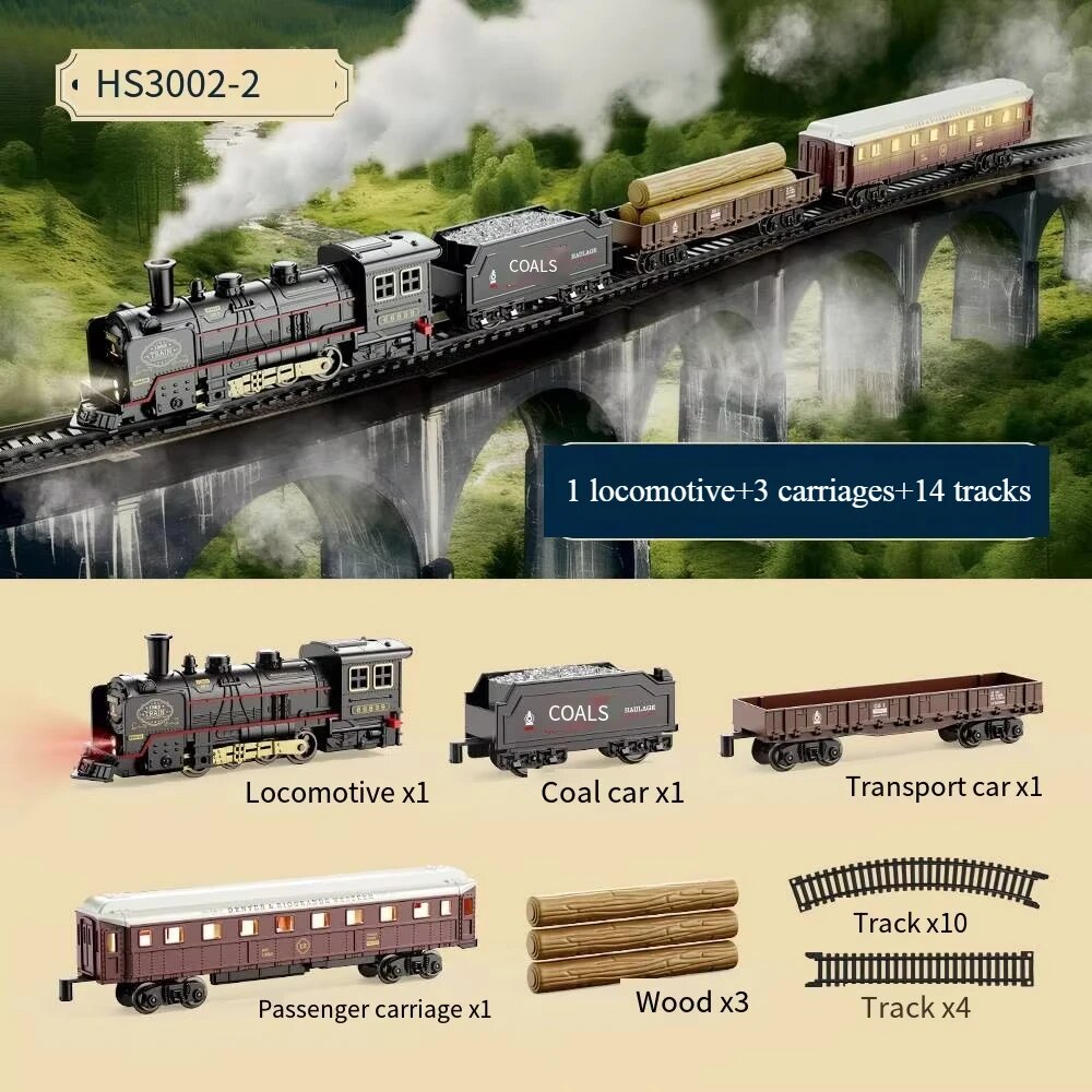 Электрический паровой поезд LARZACK, цвет HS3002-2