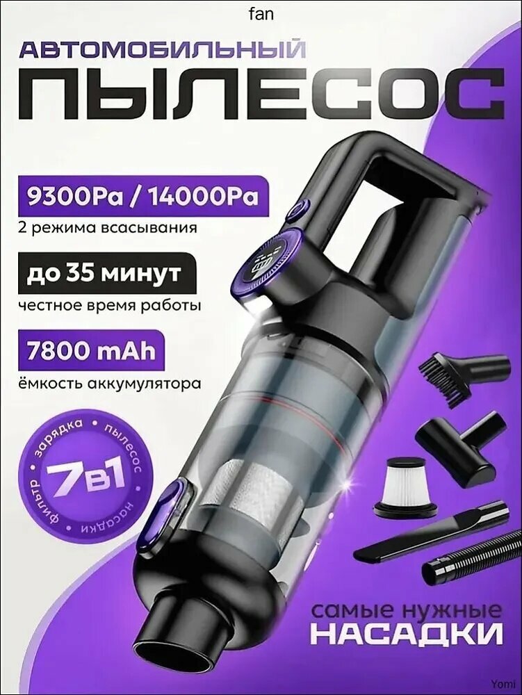 Пылесос для автомобиля мощный беспроводной
