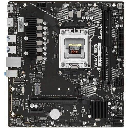 Материнская плата Biostar B650MT - AM5, AMD B650, 2xDDR5-5200 МГц, 1xPCI-Ex16, 1xM.2, Micro-ATX