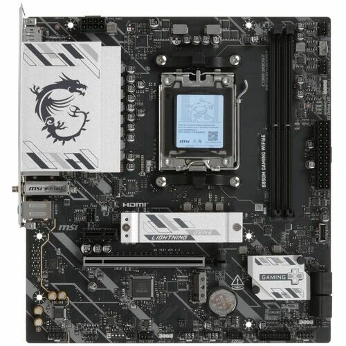 Материнская плата MSI B850M GAMING WIFI6E - AM5, AMD B850, 2xDDR5-5600 МГц, 1xPCI-Ex16, 2xM.2, Micro-ATX