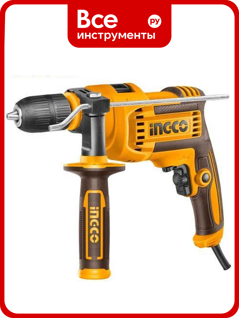 Электрическая дрель INGCO ударная 900Вт INDUSTRIAL ID90082