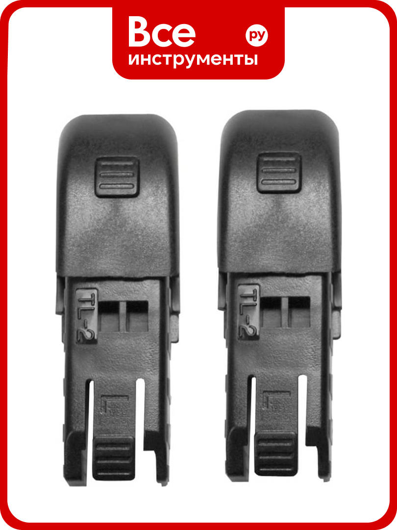 Адаптеры для щеток с верхним замком TOP LOCK 19 мм, комплект 2 шт Alca 300 220