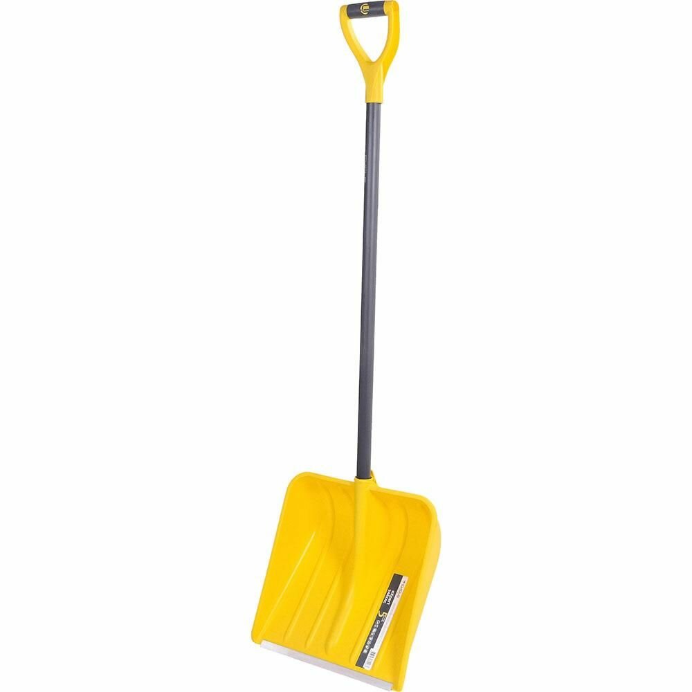 Лопата MawiPro 400х400х1300х120 пластмассовая снеговая Varyag Expert алюминиевая защитная планка