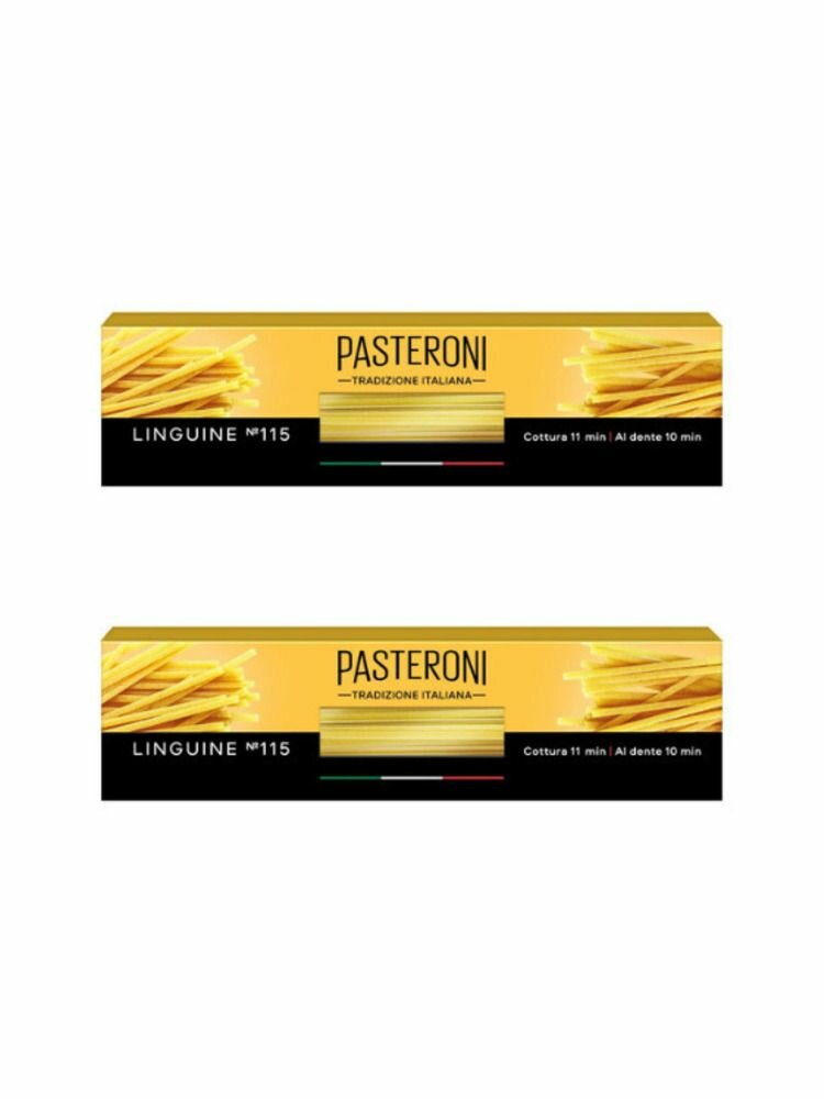 Pasteroni Макароны Лингвине №115, 400 г, 2 шт