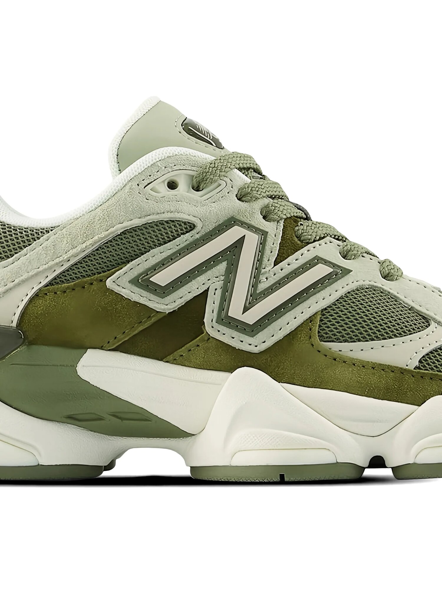 Кроссовки New Balance 9060 panelled sneakers, размер 8 US, green — фото 1
