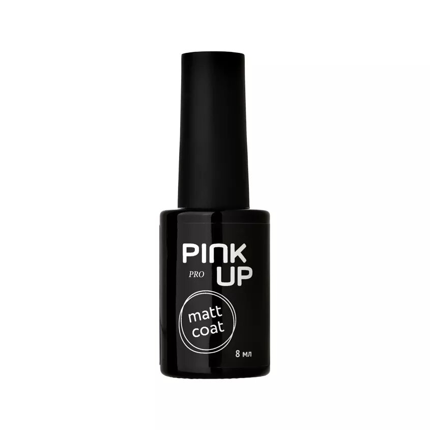 Матовое верхнее покрытие для ногтей PINK UP `GEL PRO` UV/LED 8 мл