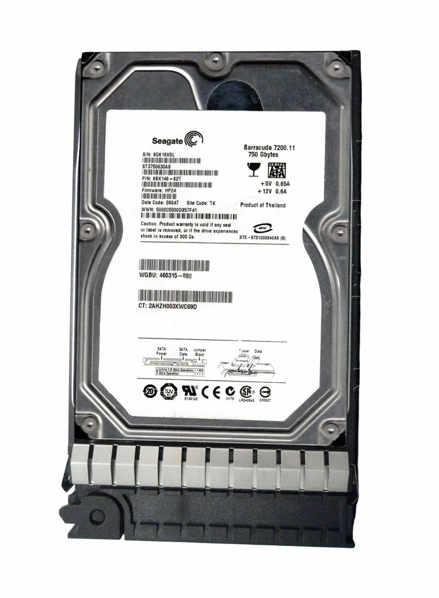 Жесткий диск HP 750Gb 7200 SATAII 3.5" HDD