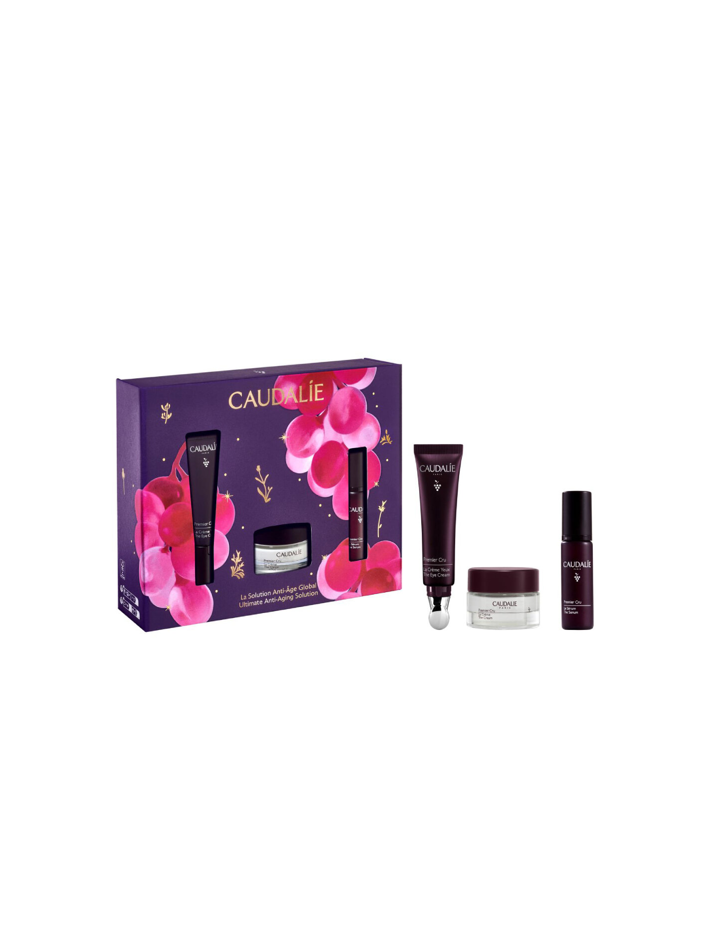 Набор для антивозрастного ухода за кожей лица CAUDALIE Premier Cru (3 элемента)