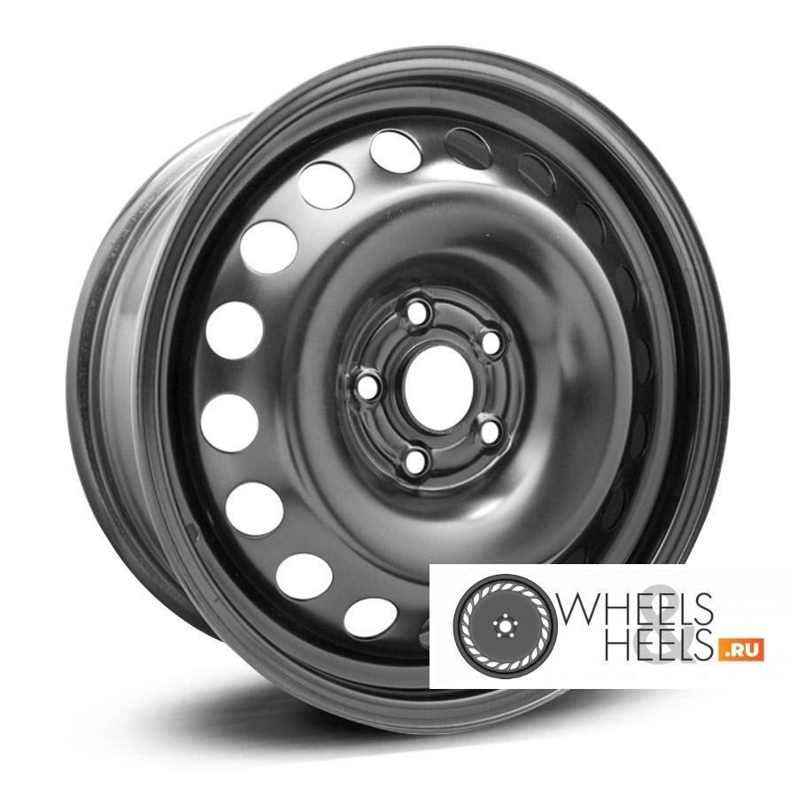 Диск автомобильный стальной ТЗСК VW Polo 15x6 5x100 et38 dia57.1 Черный