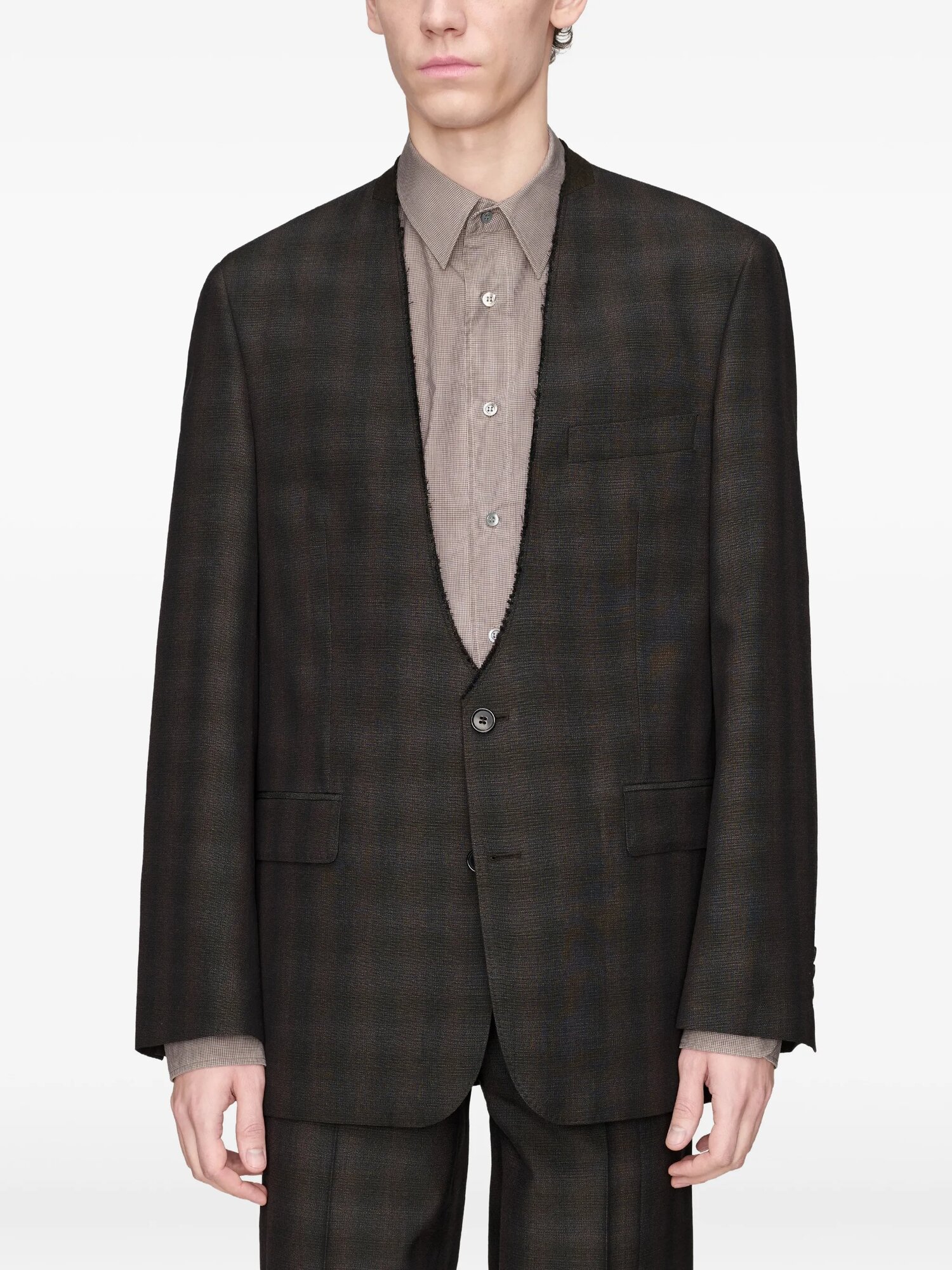 Пиджак Maison Margiela Virgin wool single-breasted blazer, размер 54, brown — фото 1