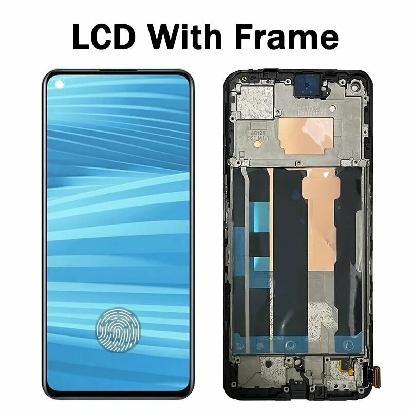 6,62-дюймовый AMOLED-дисплей с рамкой для Realme GT2, Realme GT 2, RMX3310, RMX3312, RMX3311, сенсорный экран, панель управления.