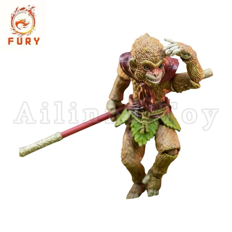 Fury Toys 7-дюймовая фигурка Great Sage Equal to Heaven Sun Wukong Little Monkey