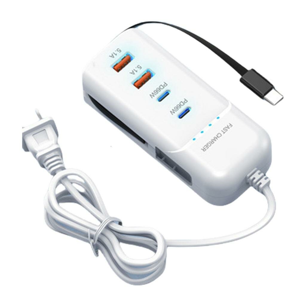 Розетки с PD-быстрой зарядкой и 2 USB-разъёмами, Штепсельная Вилка США
