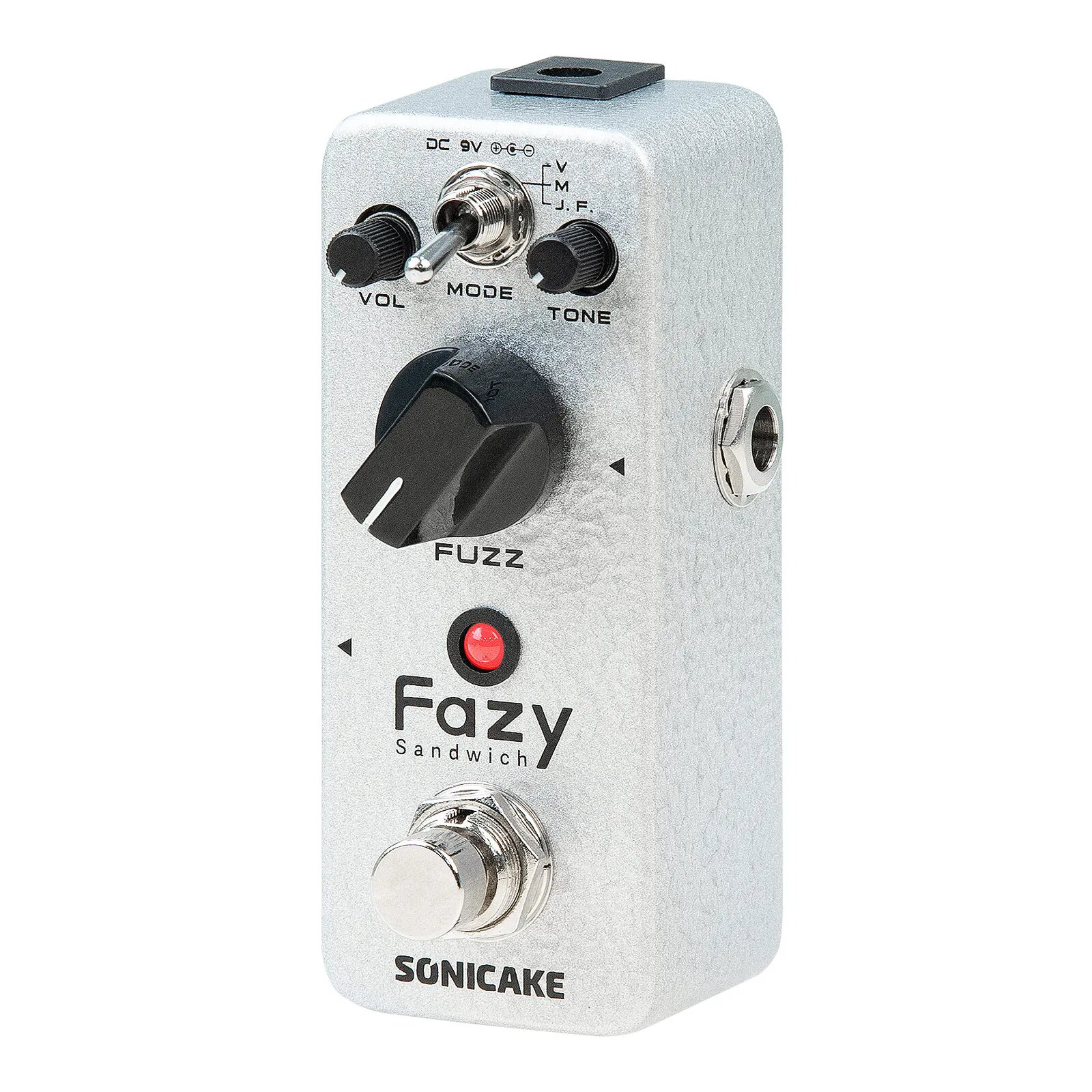 SONICAKE Fazy Sandwich Fuzz Педаль эффектов для гитары Classic Fuzz Tone 100%-аналоговый True-Bypass QSS-24