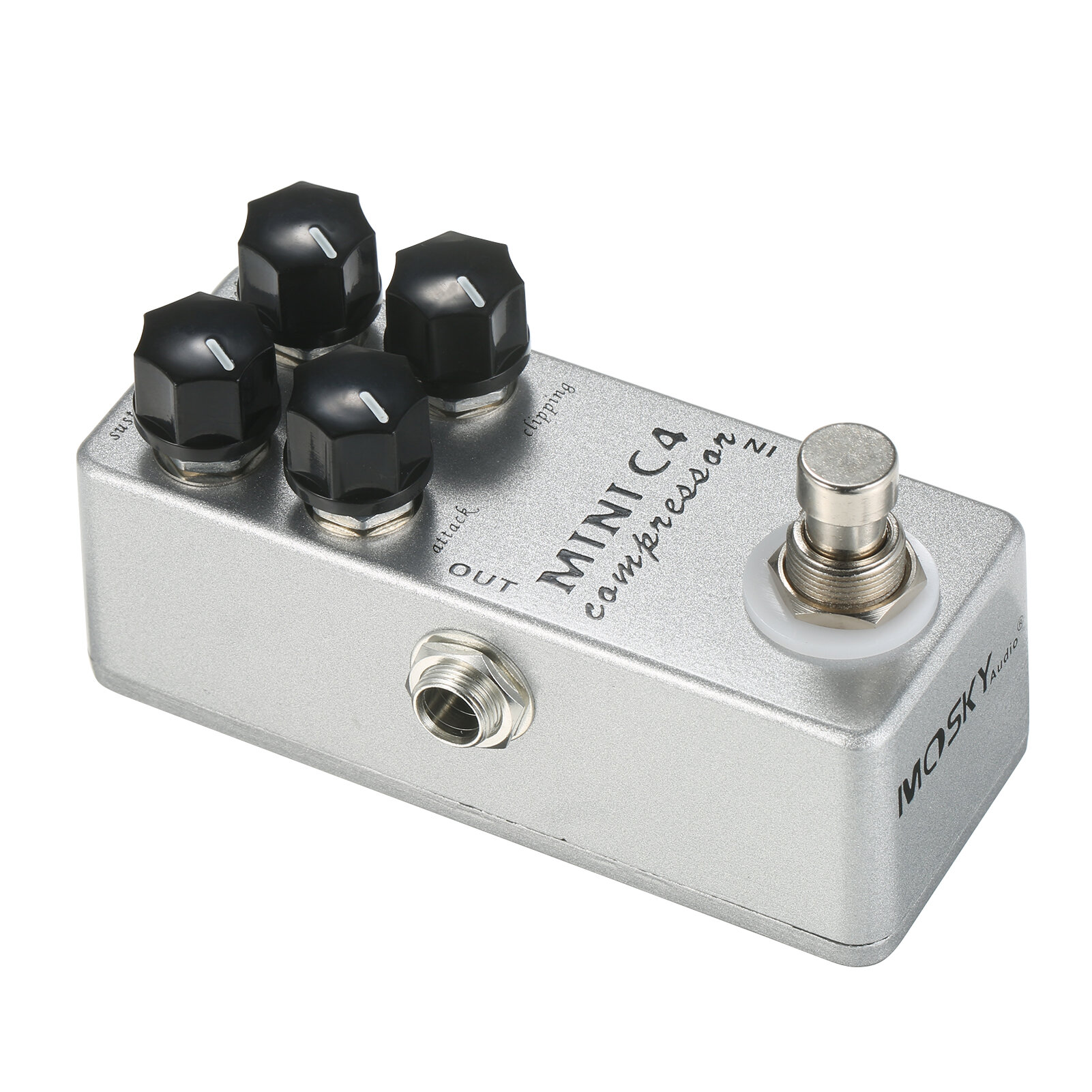 MOSKYAudio MINI C4 Компрессор Педаль эффектов для гитары True Bypass