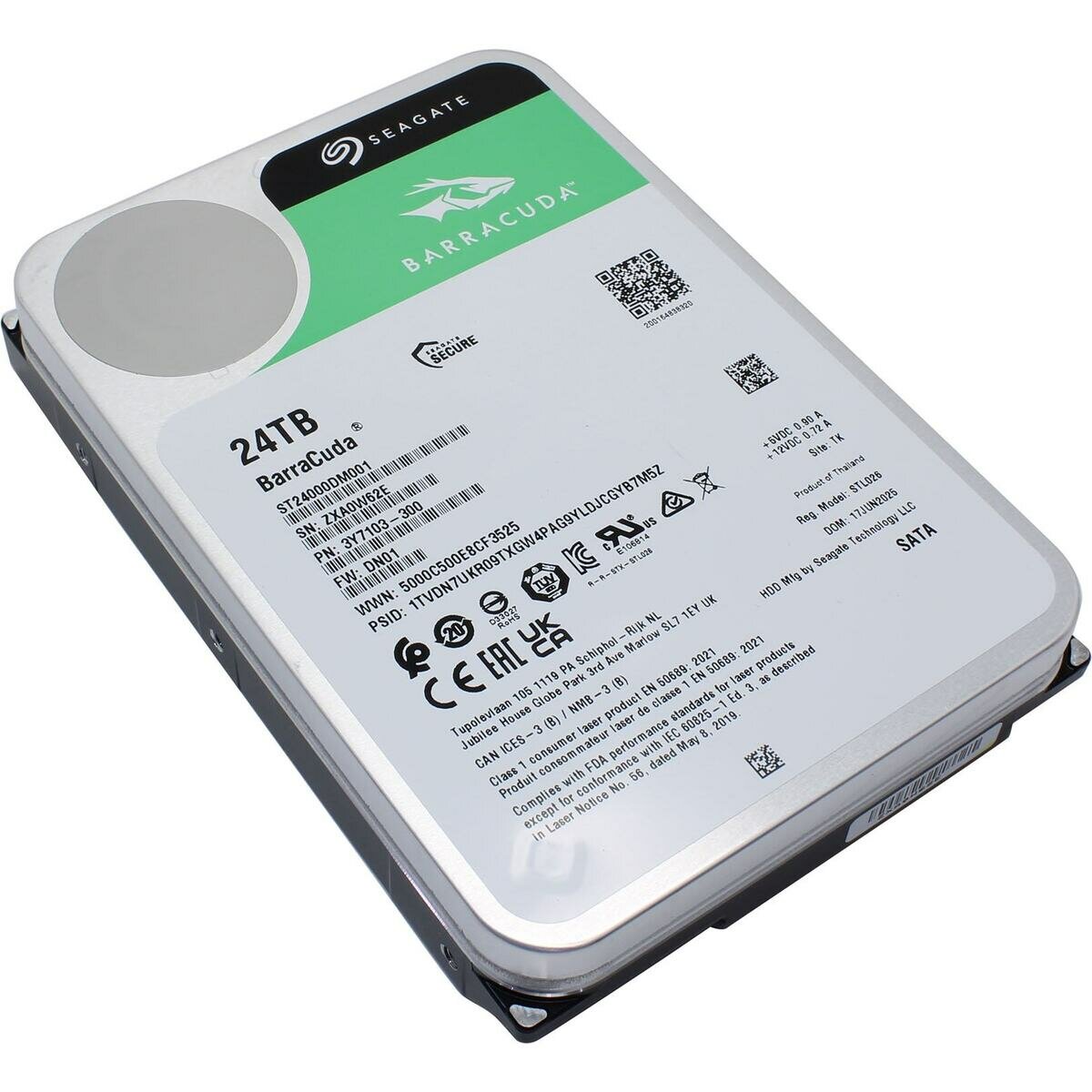 ST24000DM001 24 Тб 7200 оборотов/мин SATA 6Gb/s (SATA-III) 3.5" 512 Мб — фото 1