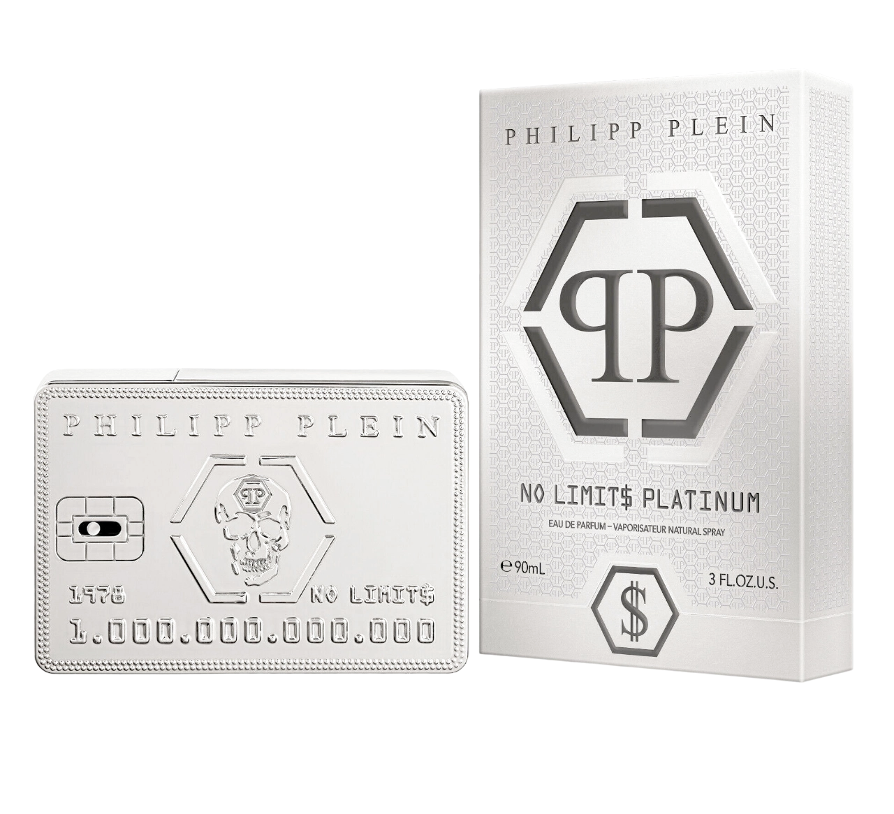 Мужские духи Филипп Плейн Ноу Лимитс Платинум 90 мл / Philipp Plein No Limits Platinum
