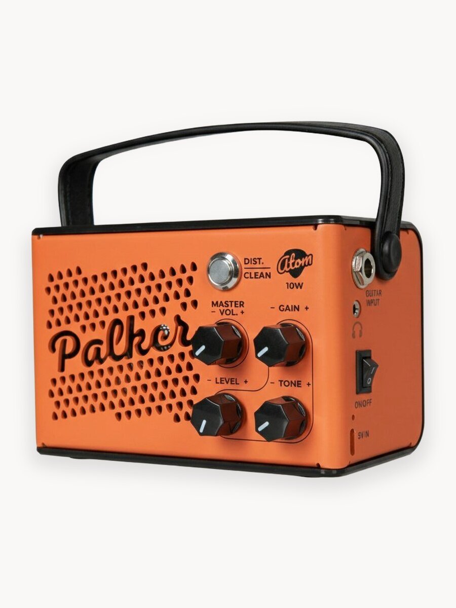 Портативный комбоусилитель Palker Atom, для электрогитары, мощность 10Вт, блютуз