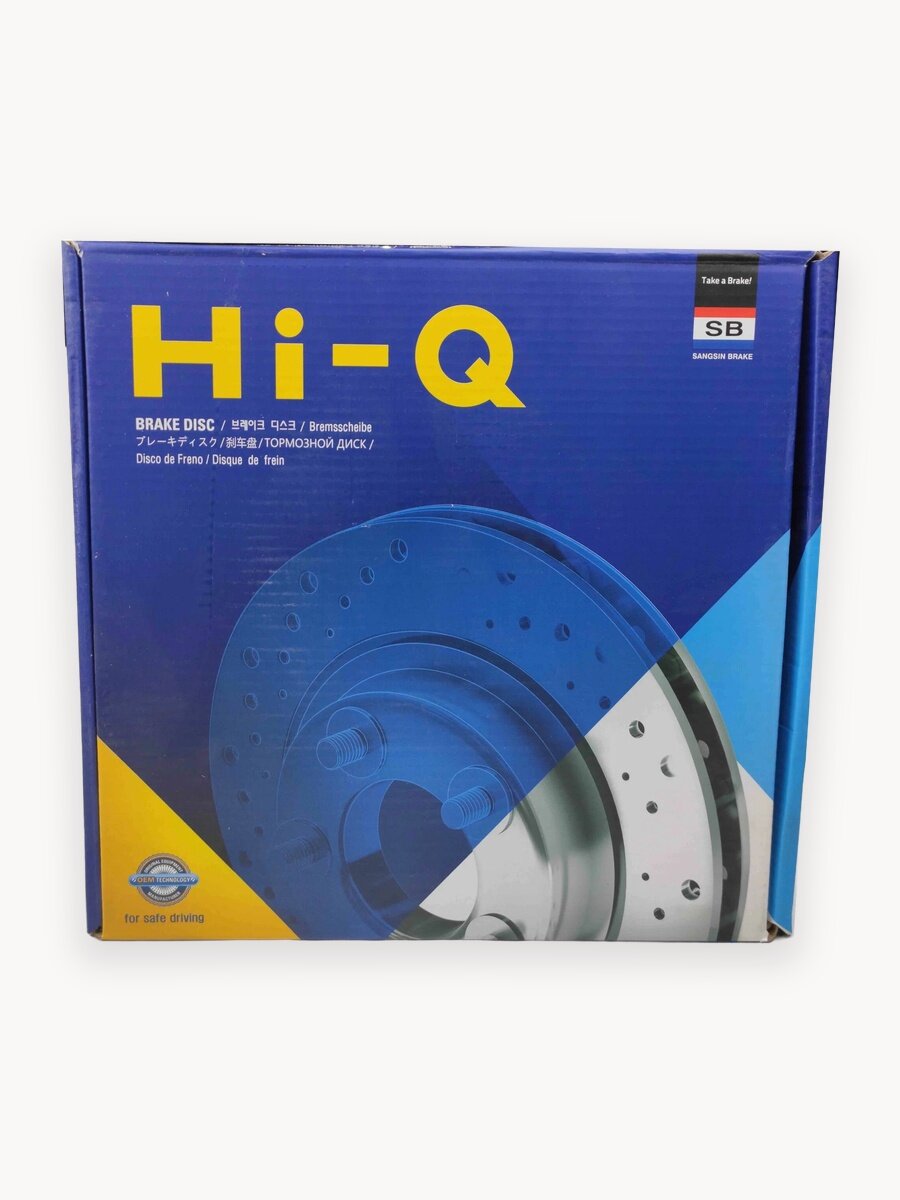 Диск тормозной передний Хендай Солярис, Киа Рио, Hyundai Solaris, Kia Rio, Sangsin Hi-Q SD1110, 517120U000, DF6198