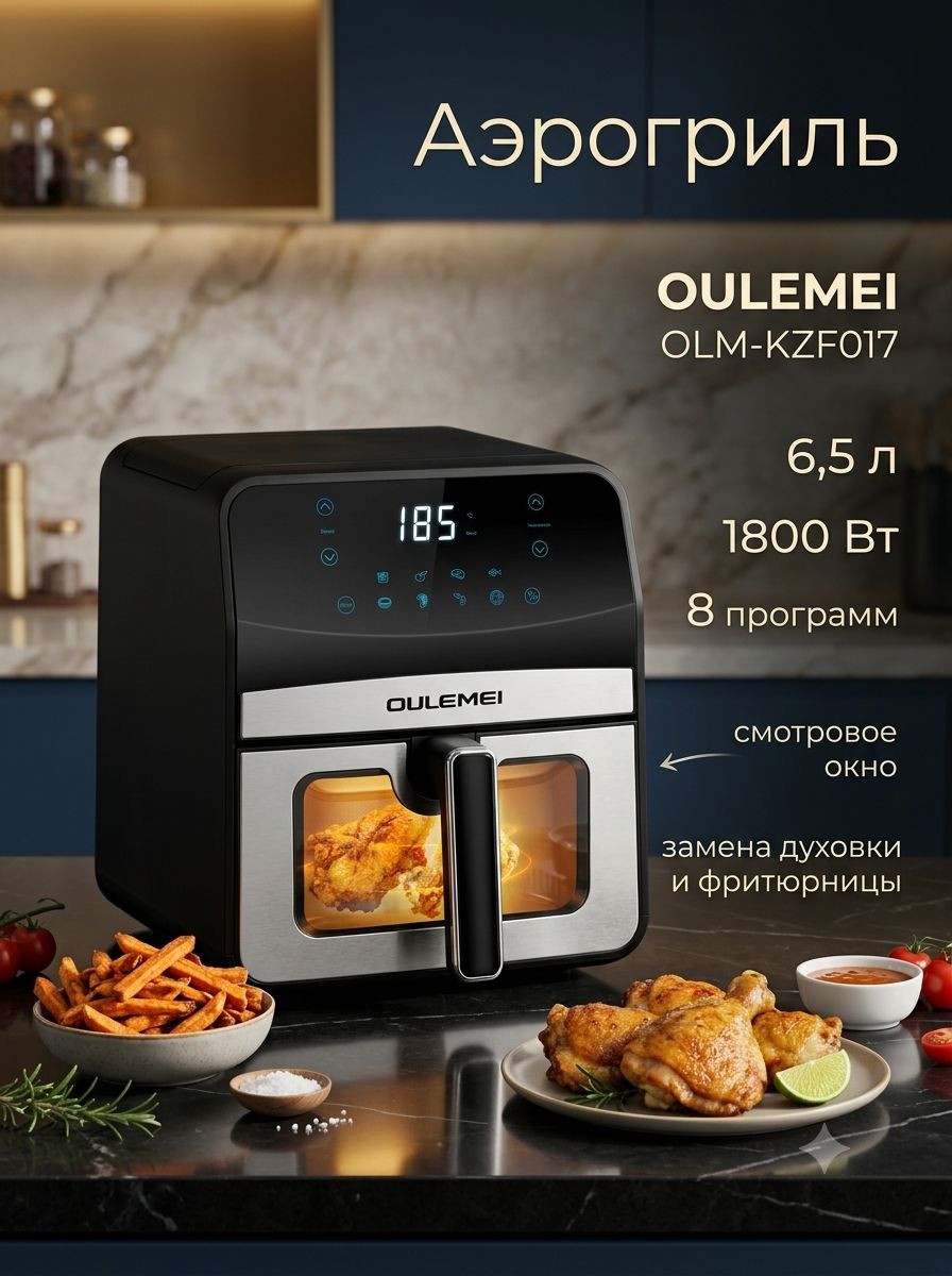 OULEMEI Аэрогриль OLM-KZF017