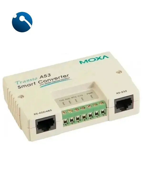 Преобразователь MOXA A53-DB9F с адаптером