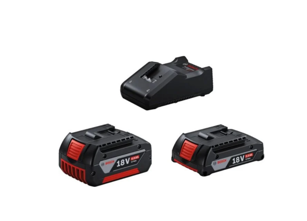 Аккумулятор с зарядным устройством Bosch 1600A01ZS9 (18В/4 Ah + 18В/2 Ah + 18В)
