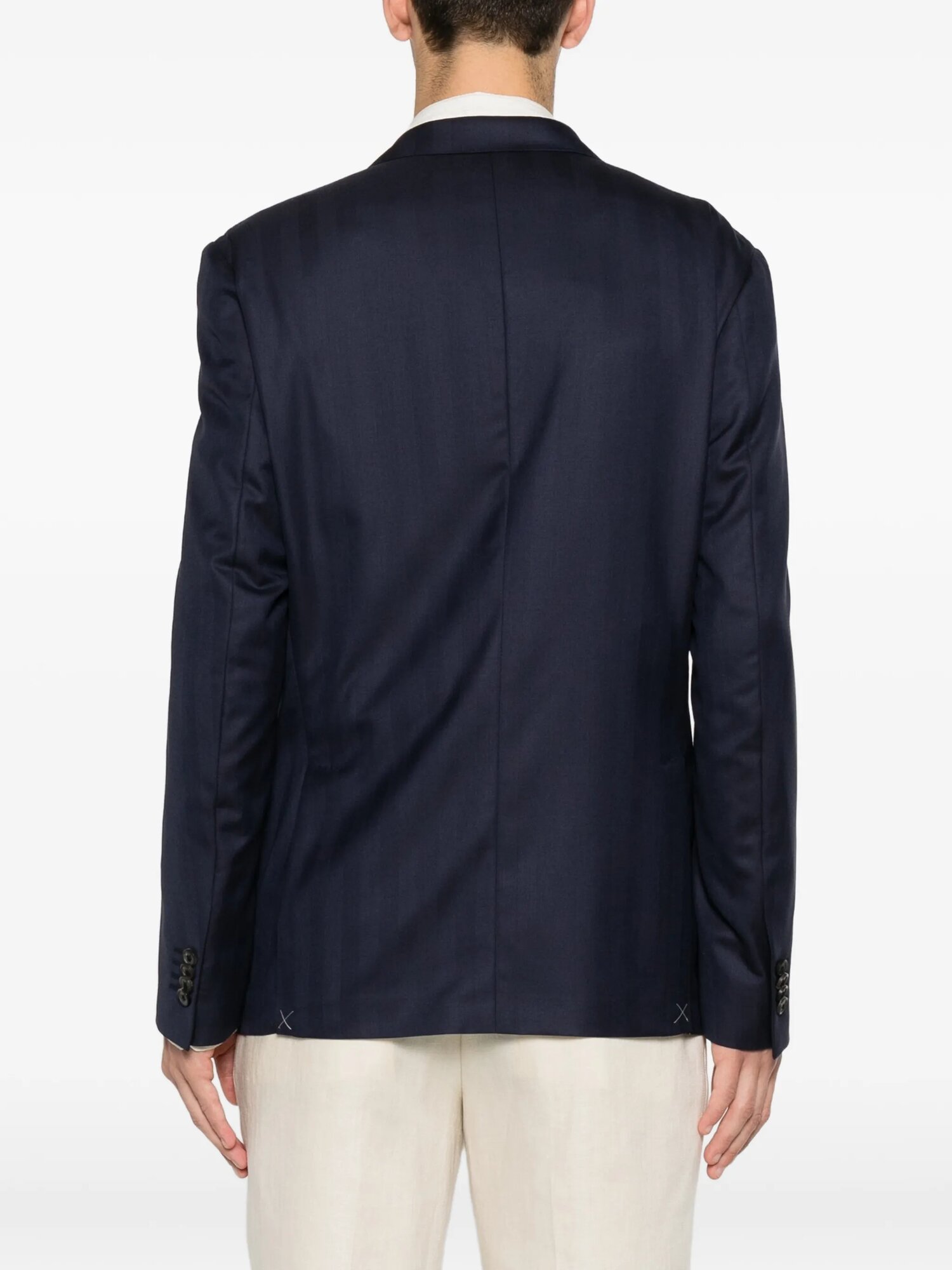 Куртка Corneliani Double-breasted jacket, размер 54, blue — фото 1