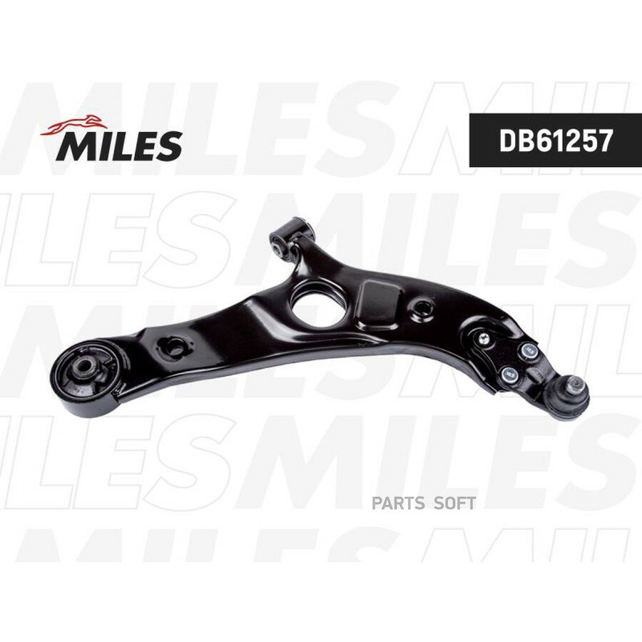 MILES DB61257 Рычаг HYUNDAI SANTA FE 12- пер. подв. нижн. прав. ()