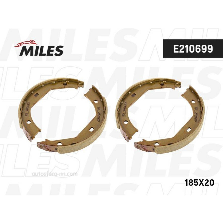 MILES E210699 Колодки ст. тормоза BMW E81/E87/E46/E90/E39/E84 00-