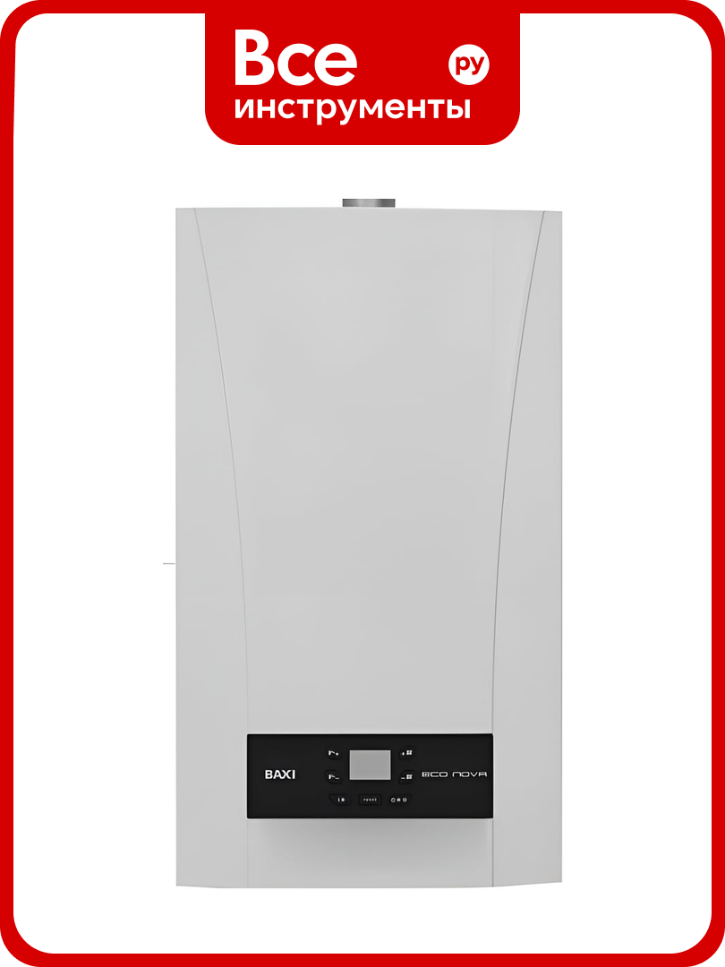 Газовый настенный котел Baxi ECO NOVA 24F, белый 100021428