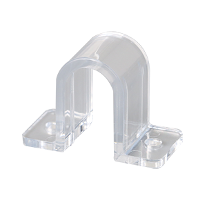 Комплект монтажных клипс для ленты NEON 10x20 DOME прозр. (уп.20шт) VARTON V4-NS-00.0053. STR-0006
