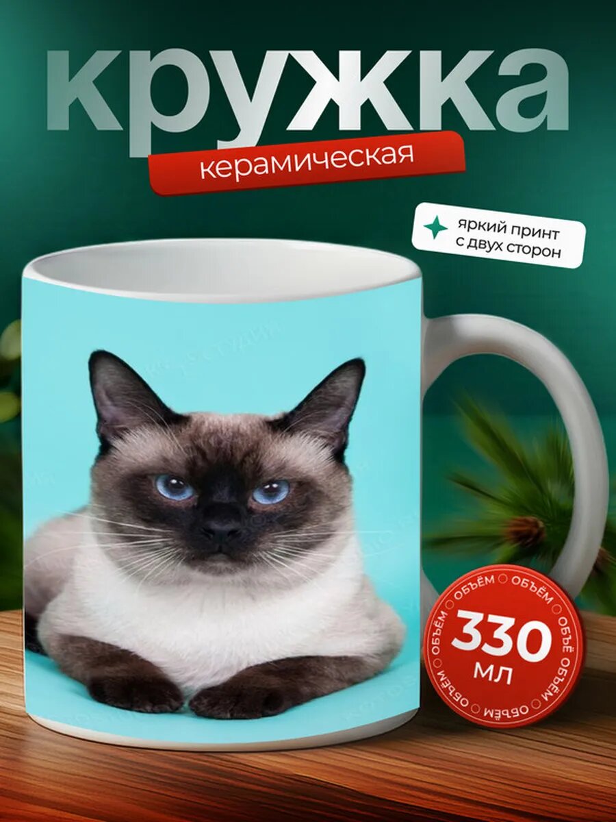 Кружка Тайская кошка 16,