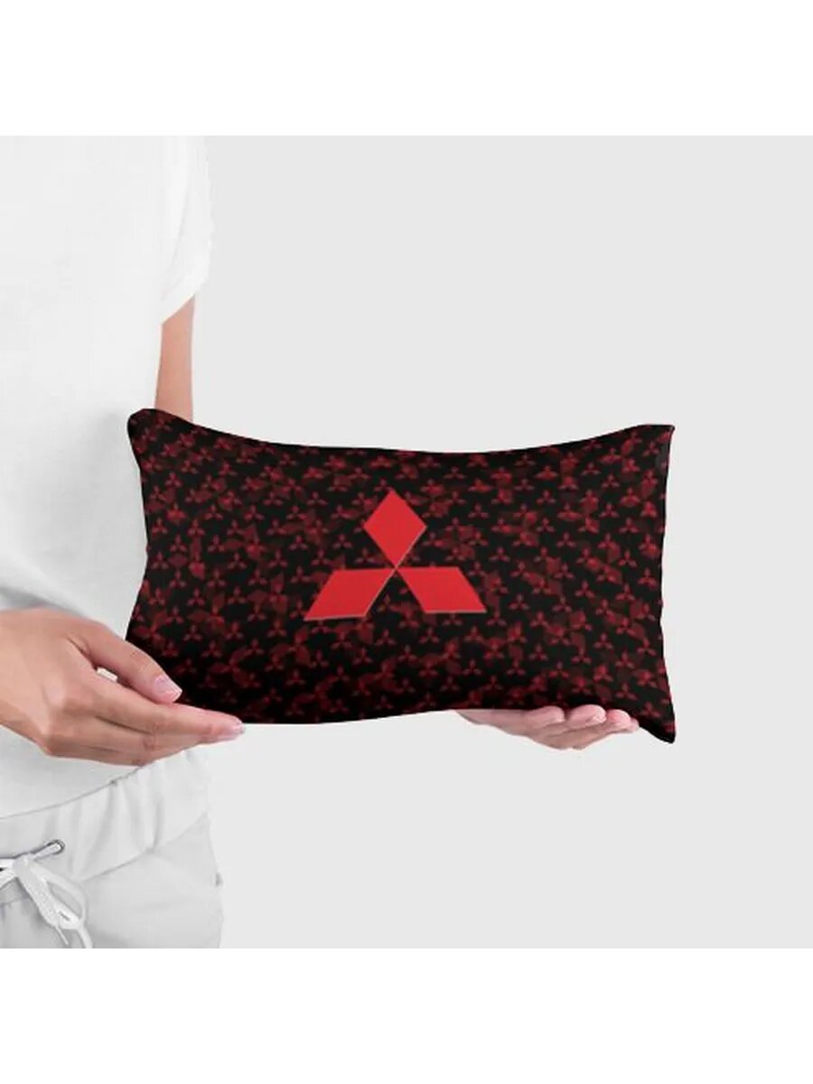 Mitsubishi big logo pattern Подушка — фото 1
