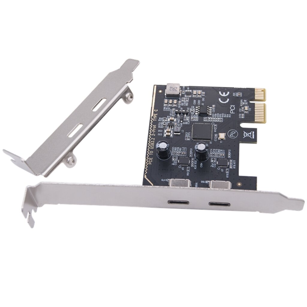 Карта расширения USB 3.2 Gen1 PCIe с Двумя Портами Type C Для настольных компьютеров