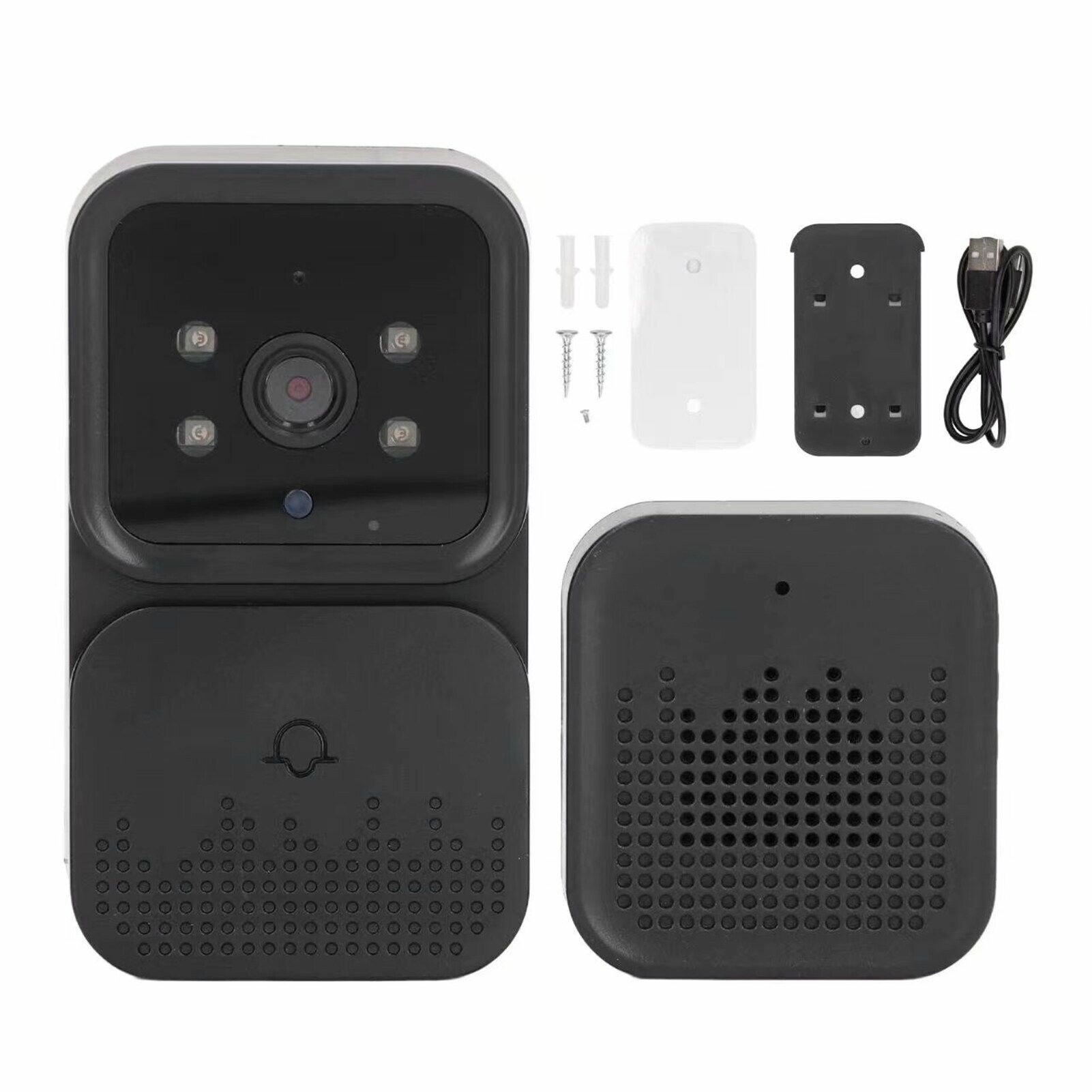 Беспроводная HD-камера, умный дверной звонок, Wi-Fi, домофон для домашней квартиры