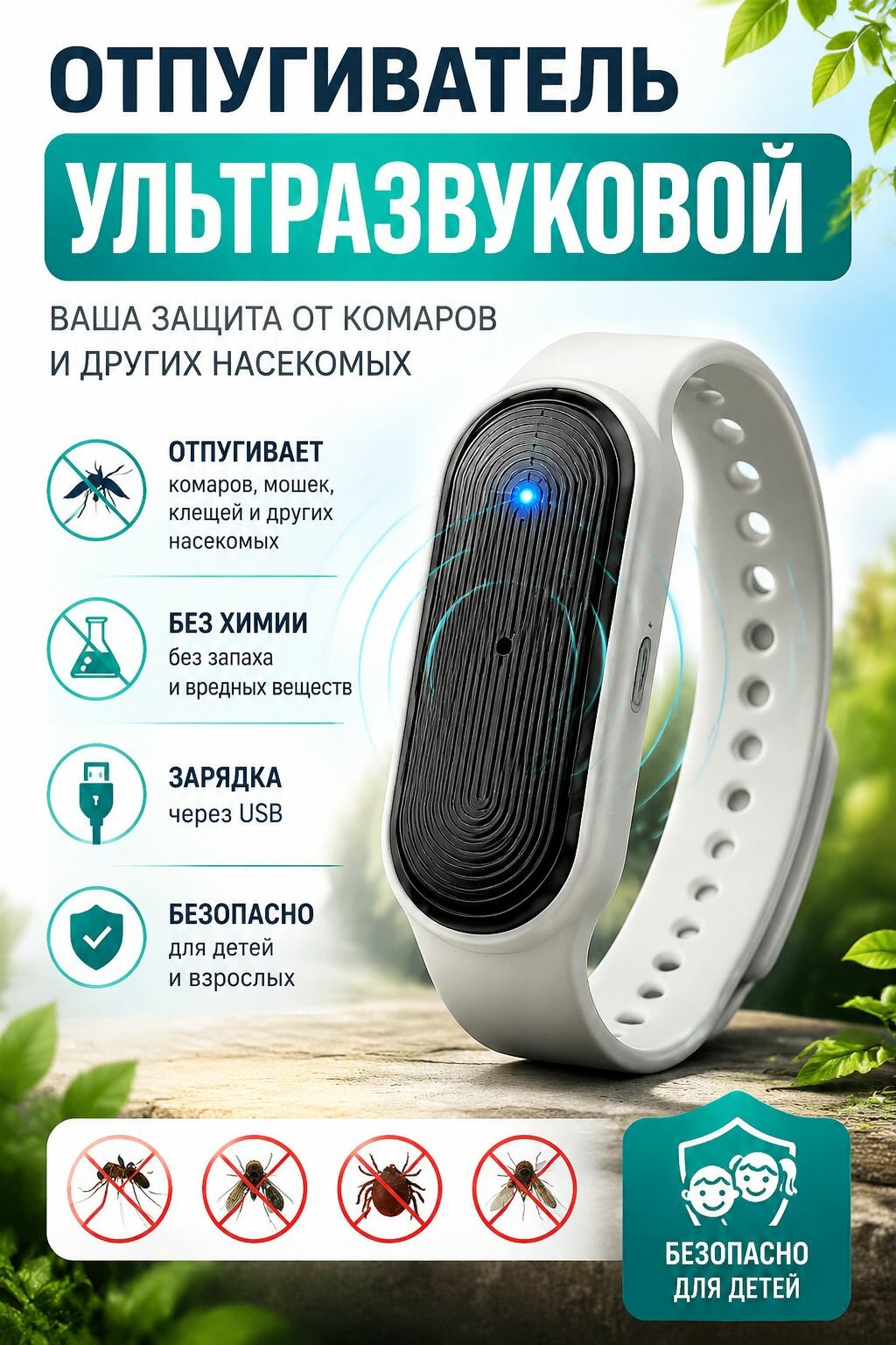 Отпугиватель ультразвуковой