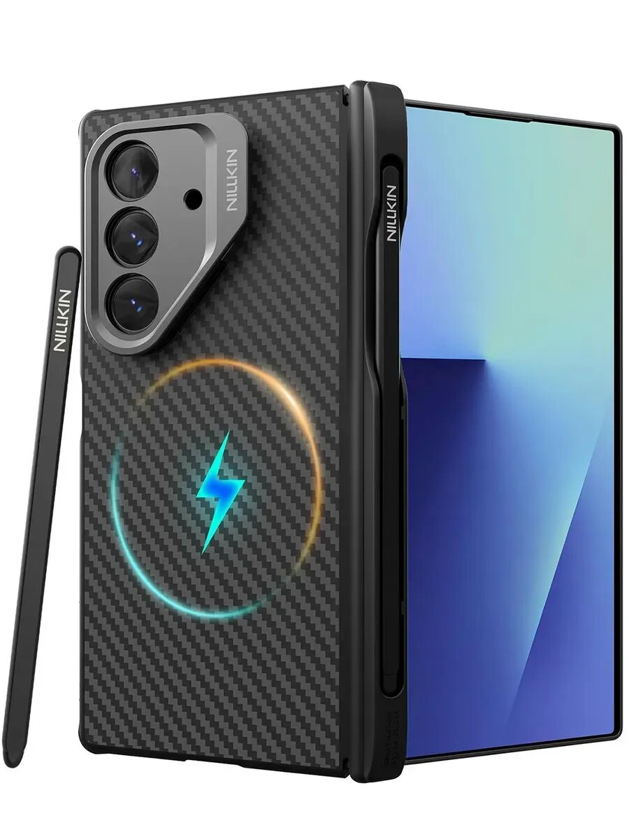 Магнитный арамидный чехол для Samsung Galaxy Z Fold 7 и W26