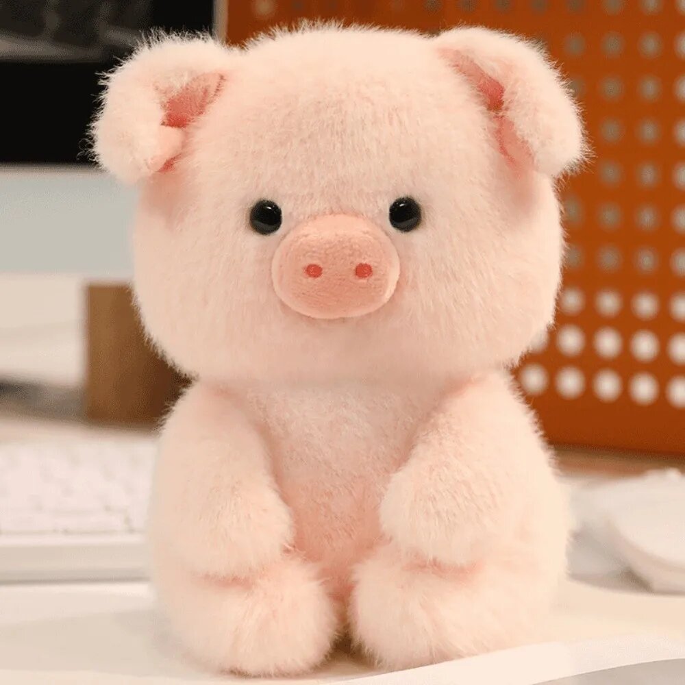 Плюшевая свинка Pig 2, 16 см, розовый