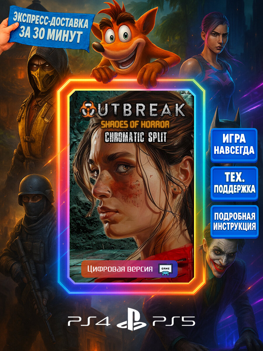 Outbreak: Shades of Horror Chromatic Split PS5 | Моментальная доставка | Английский язык | Боевики