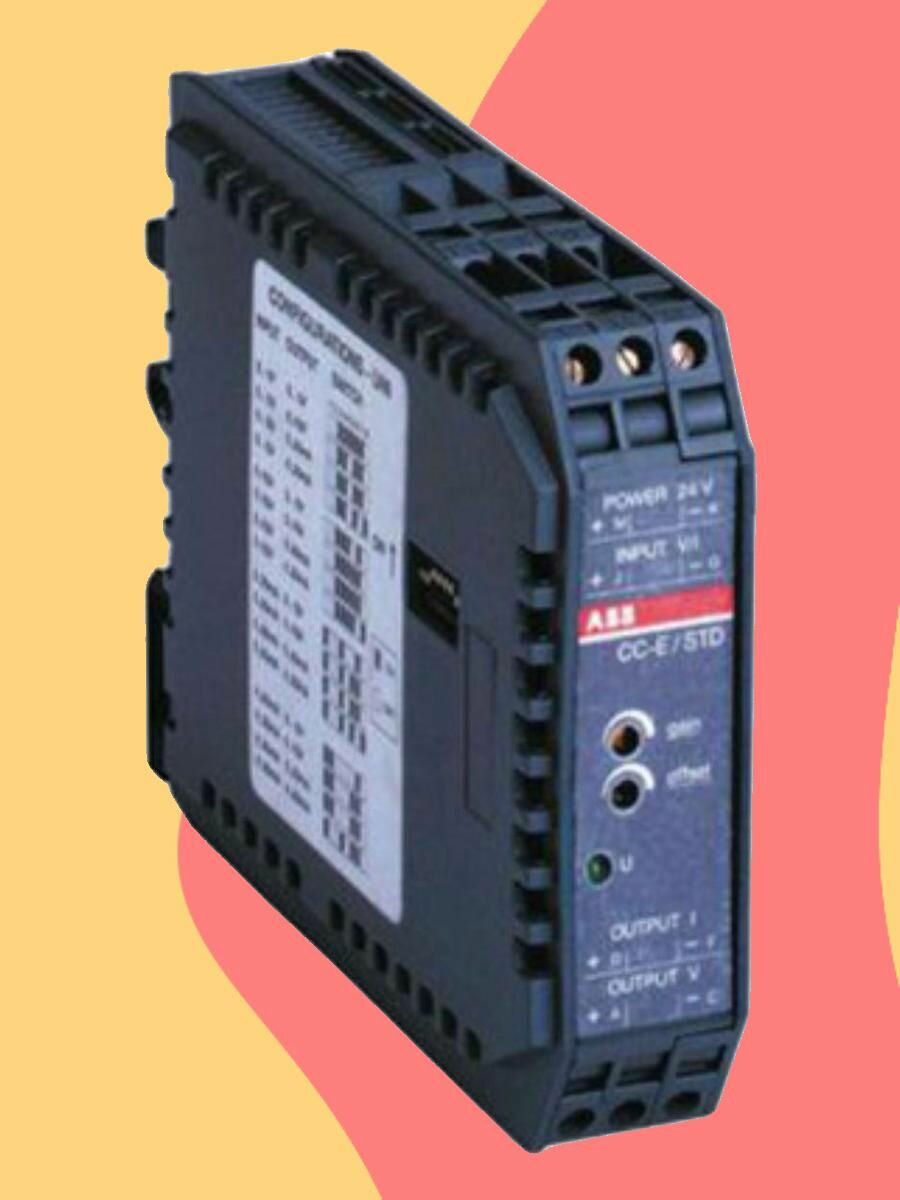ABB Преобразователь сигналов CC-E Iac/I 24В DC выходной сигнал 4-20мА