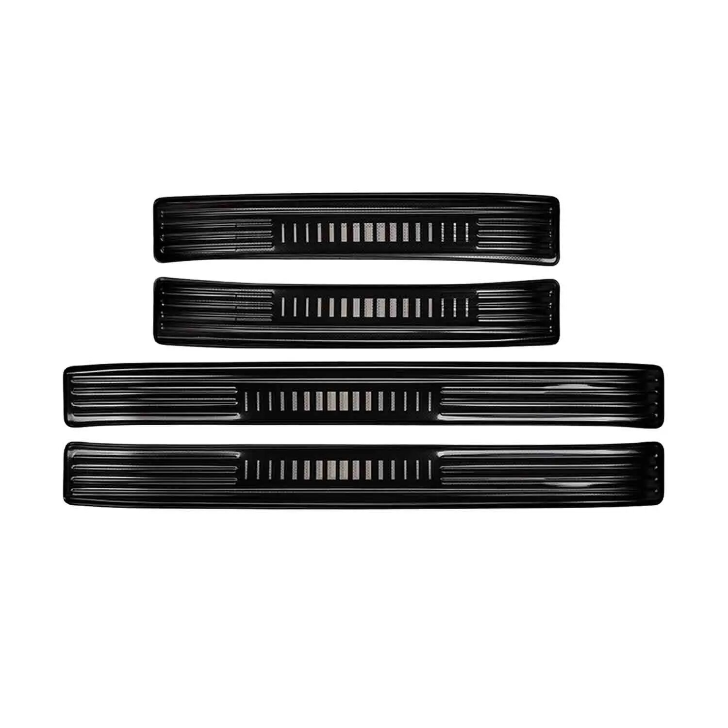 Для Toyota RAV4 XA60 2026 2027: Стальные накладки на пороги (защита от царапин), Black Outer
