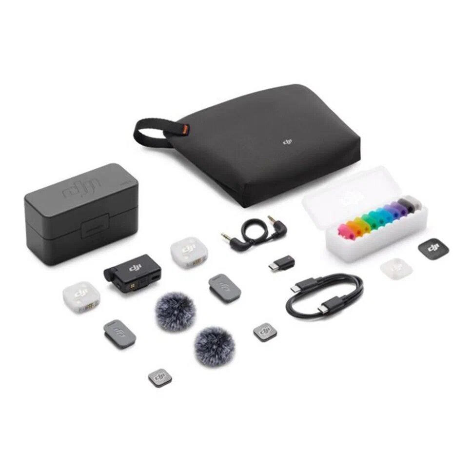 Беспроводная радиосистема DJI Mic Mini 2 (2TX + 1RX + Charging Case) — фото 1