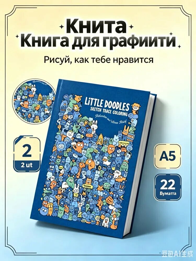 Тетрадь A5, 2 шт, листов: 22
