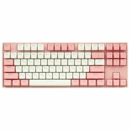 Игровая клавиатура, проводная, цвет- белый, полезный