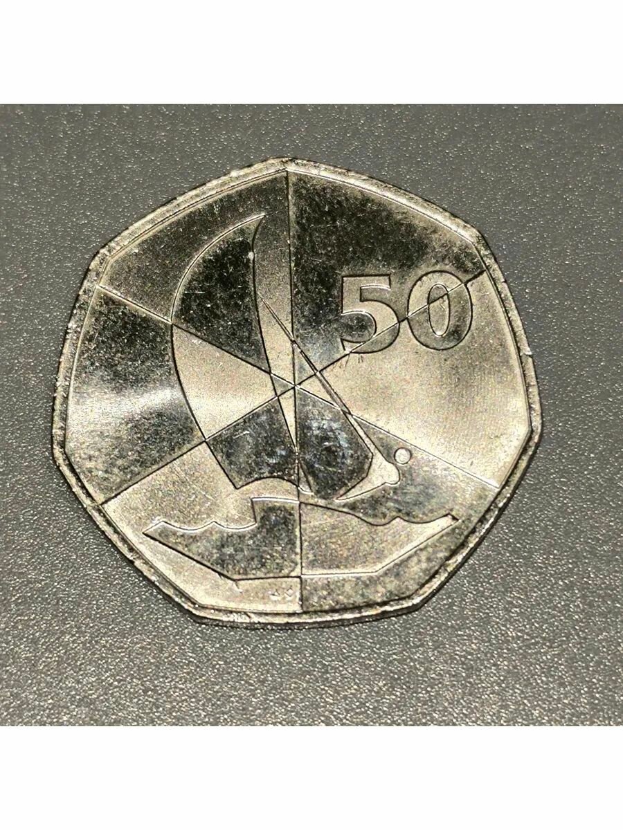 Монета 50 пенсов Гибралтар 2019 " Островные игры"