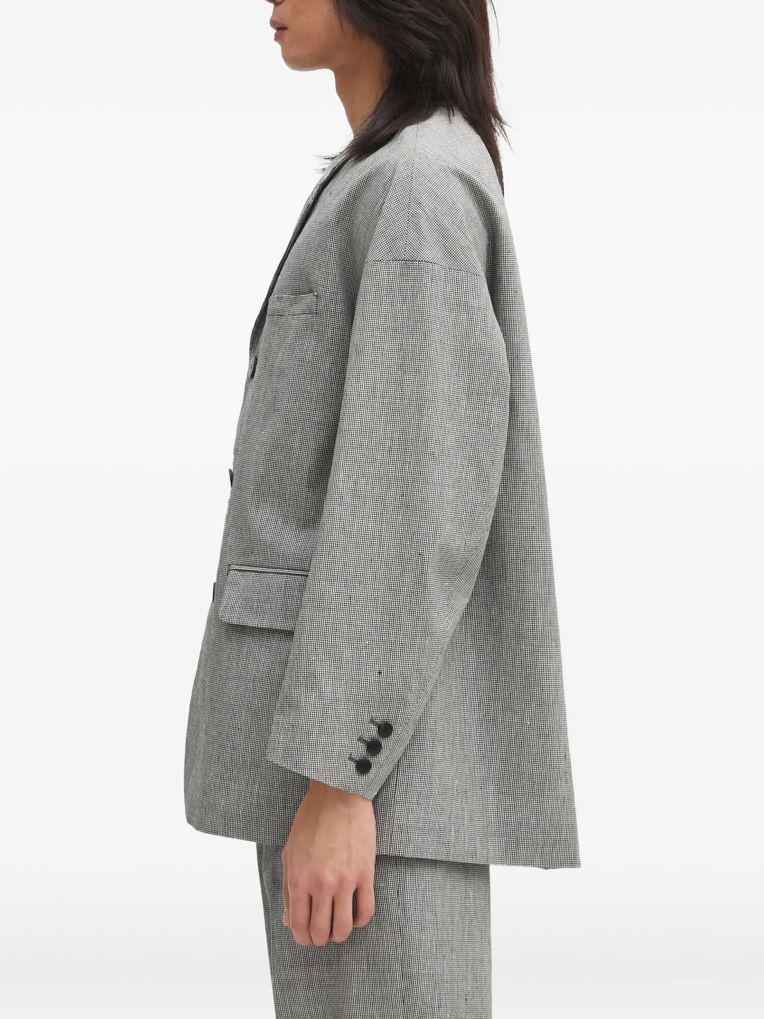 Комбинезон Visvim Micro-check notched-lapels suit, размер 48 — фото 1