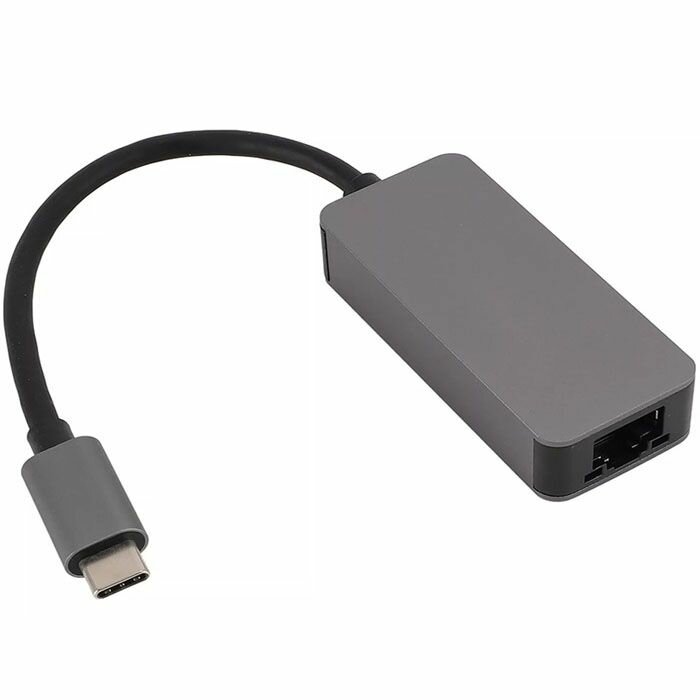 Сетевая карта USB3.0-Cm/RJ-45 2.5Гб Orient U3CL-2.5G LAN Ethernet адаптер чип RTL8156 - 0.15м чёрный