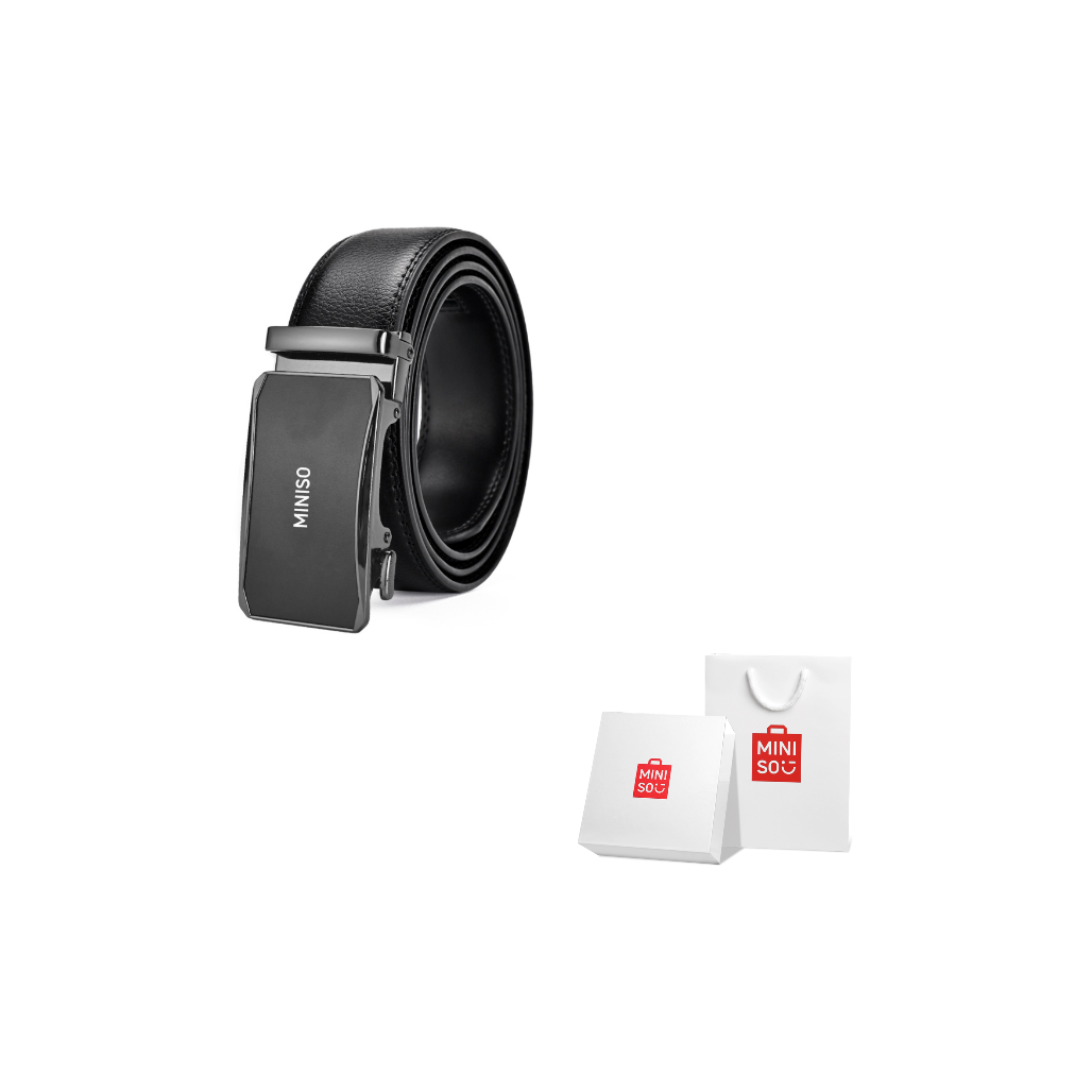 Miniso Спилок Коровья Кожа Ремни Унисекс 3,5 см 120