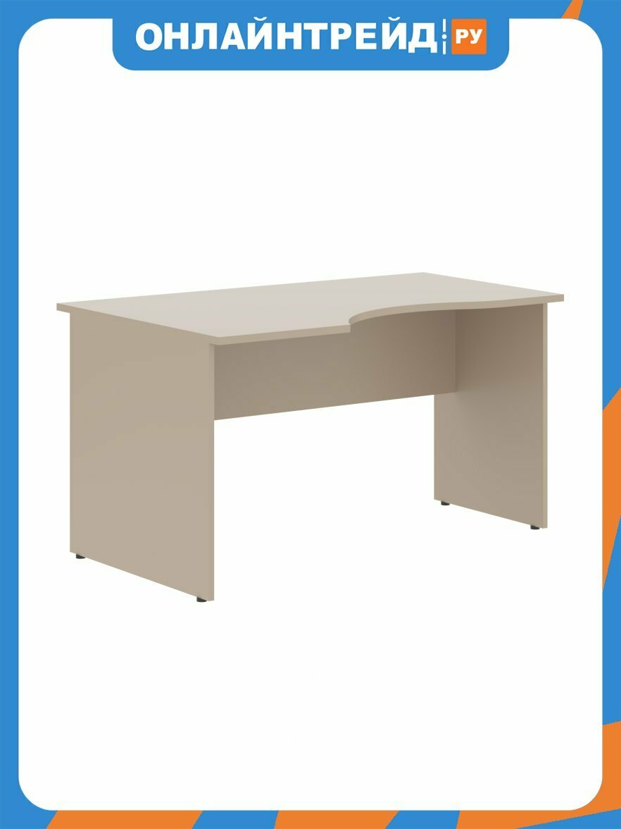 Стол криволинейный Skyland СА-2Л Мокачино 1400х900/720х755 IMAGO